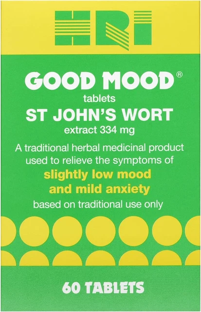 GOOD MOOD 60 Tablets - to Relieve the Symptoms of Slightly Low Mood and ...