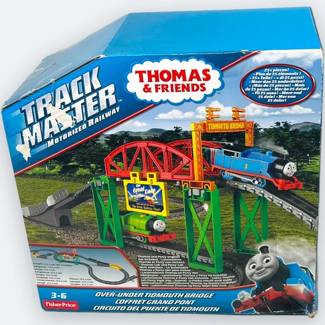 THOMAS AND FRIENDS TrackMaster Tidmouth Over Under Bridge Fisher Prezzo ...