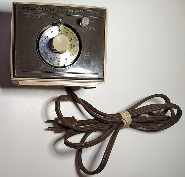 VINTAGE 1960'S GENERAL Electric Automatic Timer Model 8110A Works $6.55 ...