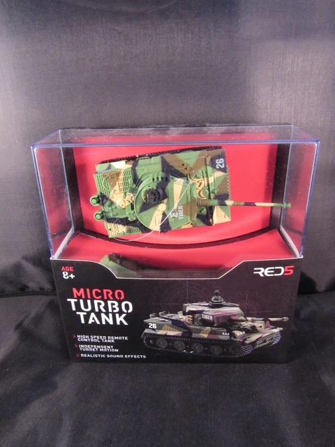 MINI RC TANK Remote Control Tank - Micro Turbo Tank Red 5 - WW2 Tiger ...