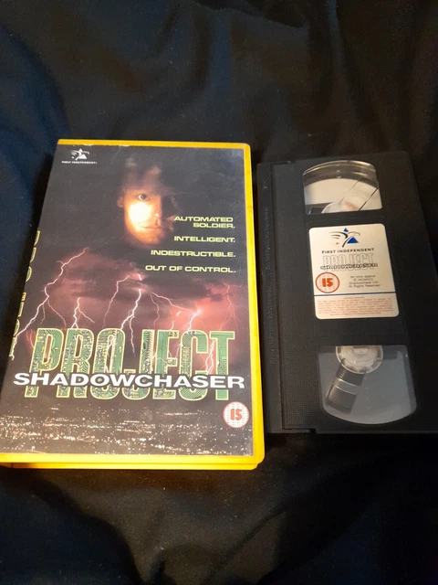 PROJECT SHADOWCHASER EX Rental Big Box Vhs Tested £8.99 - PicClick UK