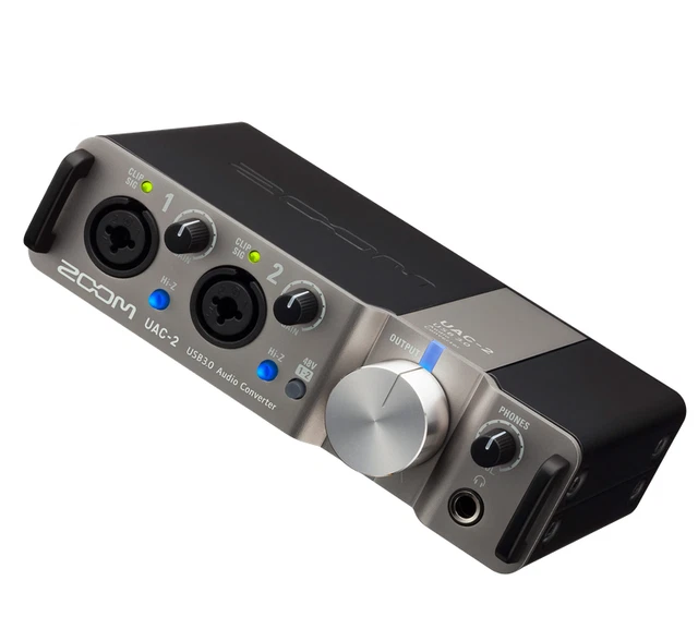 SCHEDA AUDIO 2X2 USB 3.0 Zoom UAC-2 MIDI Cuffie 1/4 studio di ...