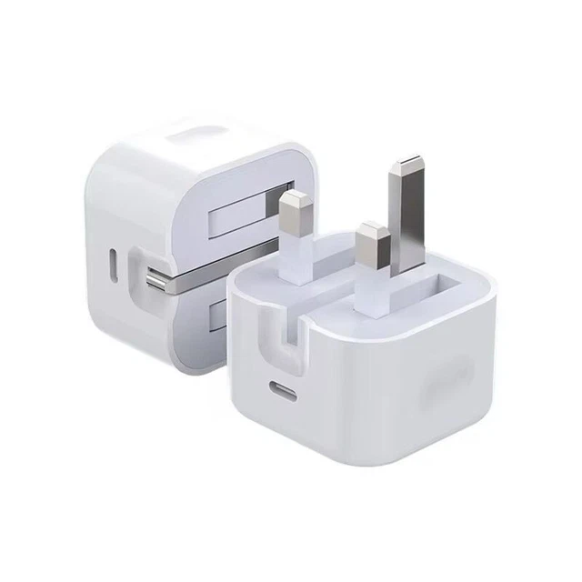 APPLE 25W USB-C Power Adapter (2025) UK Plug for iPhone 15 & 16 | Fast ...