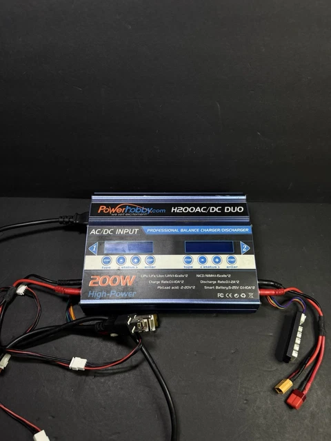 HOBBYPOWER POWERHOBBY H200 AC / DC 200W Dual 10A LiPo Duo RC Battery ...