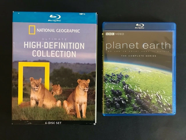 NATIONAL GEOGRAPHIC ULTIMATE High-Def Collection & BBC Planet Earth Blu ...