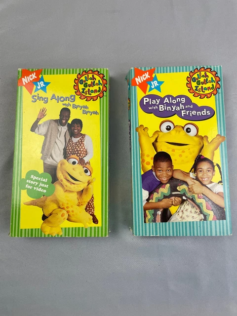 GULLAH GULLAH ISLAND Nick Jr VHS Lot of 2 Play & Sing Along With Binyah ...