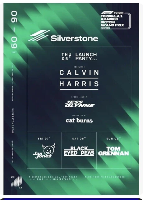 ADULT TICKETS F1 British Grand Prix 2023 Launch Party - Silverstone 6th ...