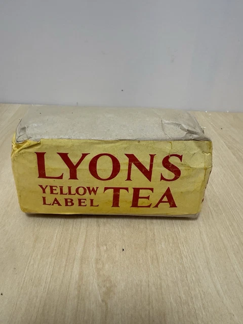 ORIGINAL 1960S LYONS Tea Yellow Label Packaged £5.42 - PicClick UK