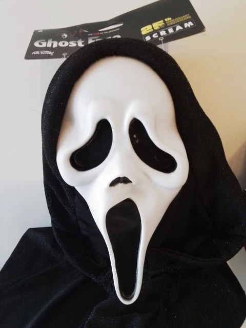 GHOSTFACE 25TH ANNIVERSARY mask Official Scream Classic Vanilla Scent ...