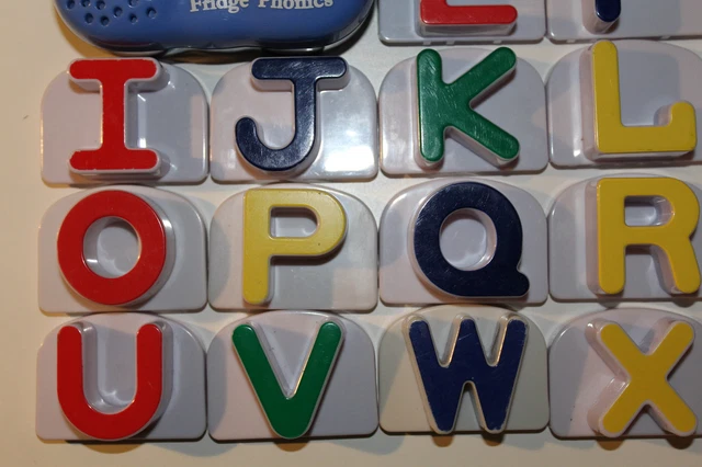 LEAPFROG FRIDGE PHONICS Magnetic Large Alphabet Full Complete Leap Frog ...