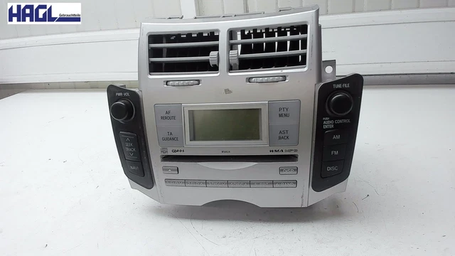 RADIO CD AUCUN Code Disponible 861200D210 Toyota Yaris 1.3 Vvt-I XP9 ...