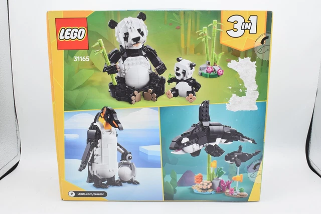 LEGO CREATOR 3IN1 Panda Bear Set 31165 New Sealed Box 626 Pieces Age 8 ...