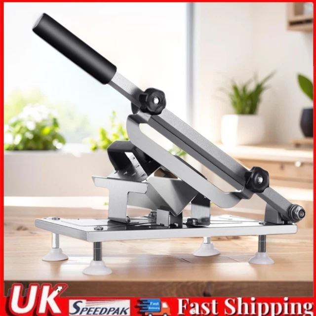 TABLE SLICER STAINLESS Steel Meat Fruit Vegetable Slicer Kitchen ...