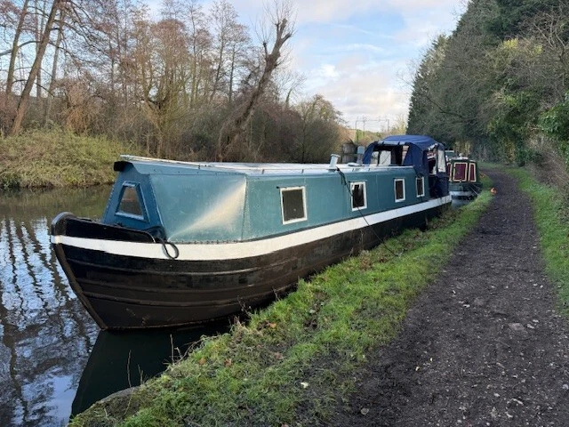 40FT NARROWBOAT CANAL river cruiser stern liveaboard boat £18,500.00 ...