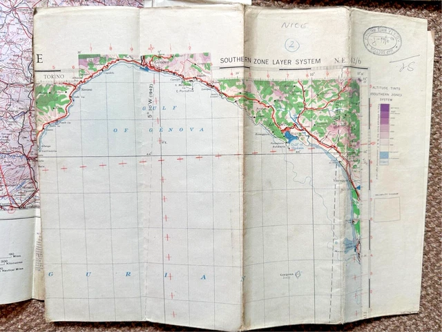 WW2 ATA MAPS X4,Original Wartime Marked ''Map Section Ata'' & Ata ...