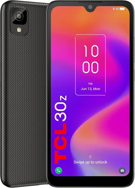 TCL 30 Z 32GB LTE T602DL Tracfone Gsm Débloqué Prime Noir Smartphone ...