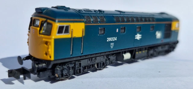 DAPOL N GAUGE Class 26, number 26024 BR in Blue with Highland Terrier ...