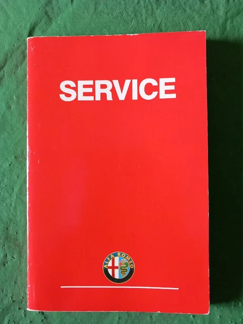 LIBRETTO ALFA ROMEO Service con cartina stradale d'Italia ed Europa EUR ...