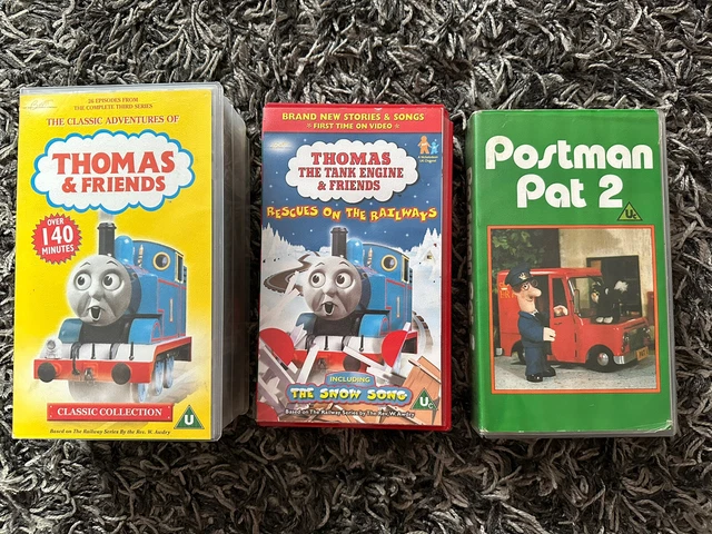 THOMAS THE TANK ENGINE & FRIENDS VHS Postman Pat VIDEO bundle x4 £16.00 ...