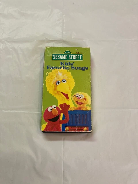 SESAME STREET: KIDS’ Favorite Songs (VHS, 1999) Elmo’s Top Ten ...