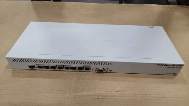 MIKROTIK CCR1009-8G-1S CLOUD Core Router CCR 1009 8G-1S TILERA 9 core ...