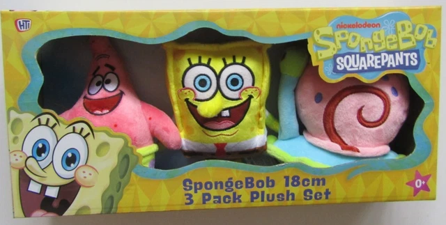 BRAND NEW SPONGEBOB Squarepants Patrick and Gary Soft Toys Set of 3 in ...
