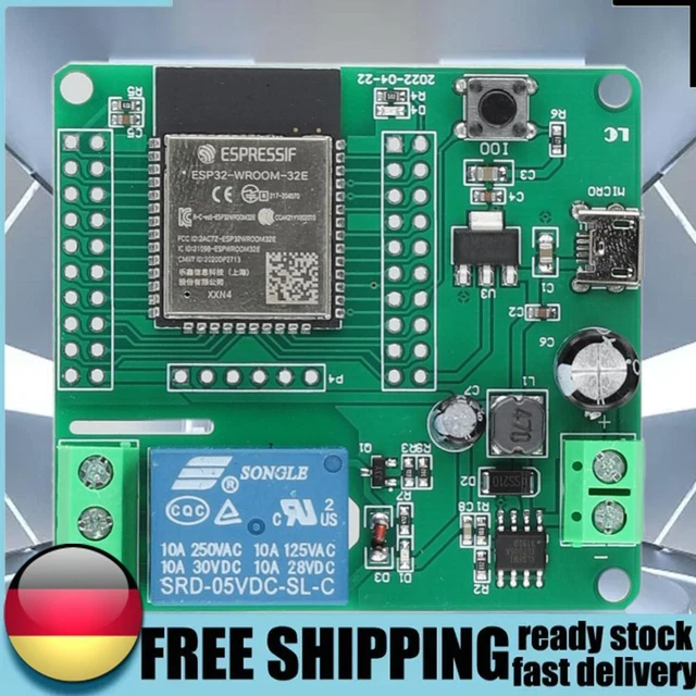 ESP32 POWER SUPPLY Module 1/2/8 Channel ESP32-WROOM Development Board ...