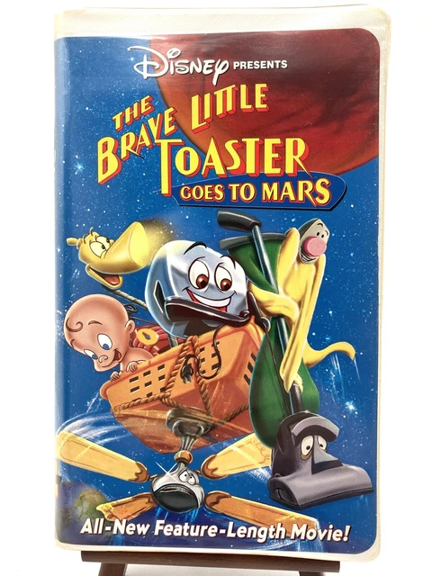 THE BRAVE LITTLE Toaster Goes to Mars VHS Disney Clamshell Unused Read ...