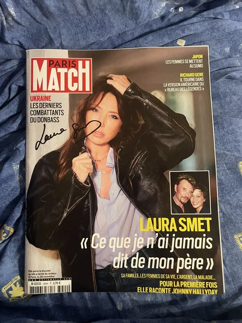 MAGAZINE PARIS MATCH Laura Smet Autograph Dedicace Rare EUR 30,00 ...