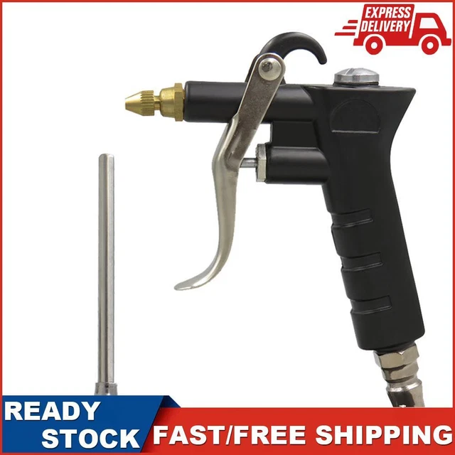PNEUMATIC AIR BLOW Spray Gun Dust Blower Pistol Trigger Compressor ...