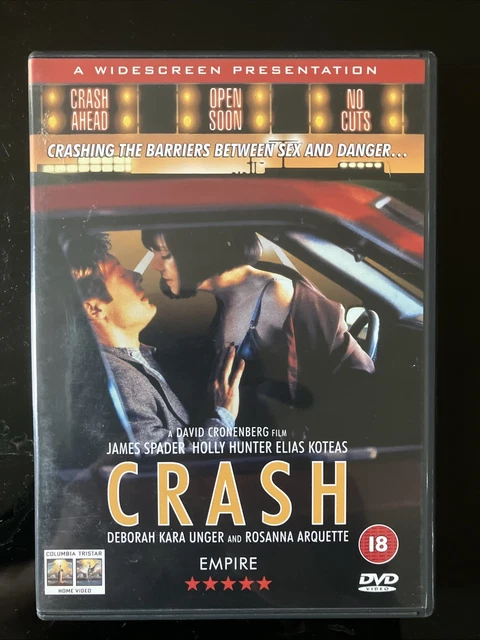 CRASH (DVD) **RARE** David Cronenberg, James Spader, Holly Hunter EUR ...