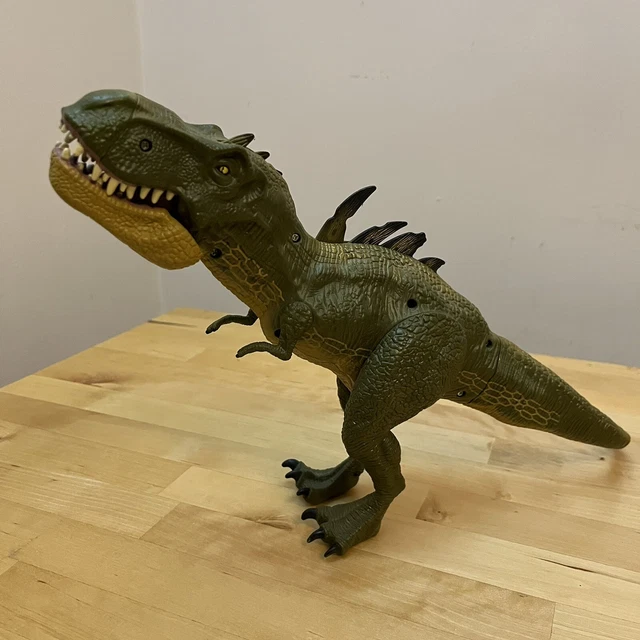 HASBRO JURASSIC WORLD Roaring Dino Hybrid FX Tyrannosaurus T Rex Action ...