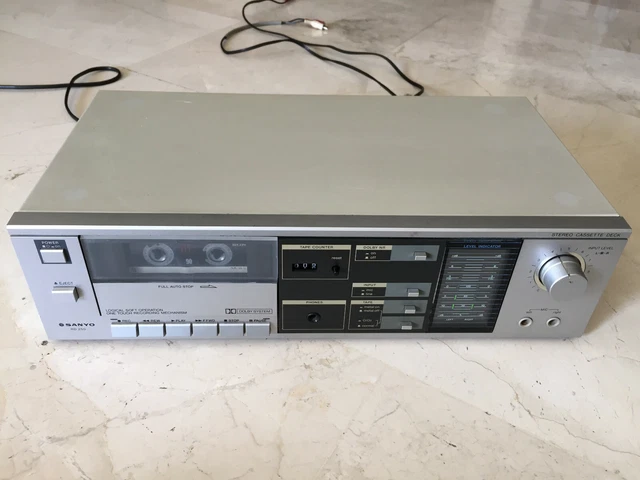 VINTAGE SANYO RD 250 stereo cassette deck EUR 42,00 - PicClick ES