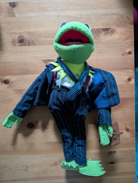 VINTAGE MUPPETS KERMIT der Frosch 18 Zoll Business Anzug Plüschtier EUR ...