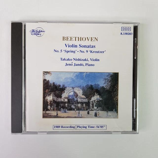 BEETHOVEN VIOLIN SONATAS Jeno Jando Piano Takako Nishizaki Spring Classical CD $30.95 - PicClick AU