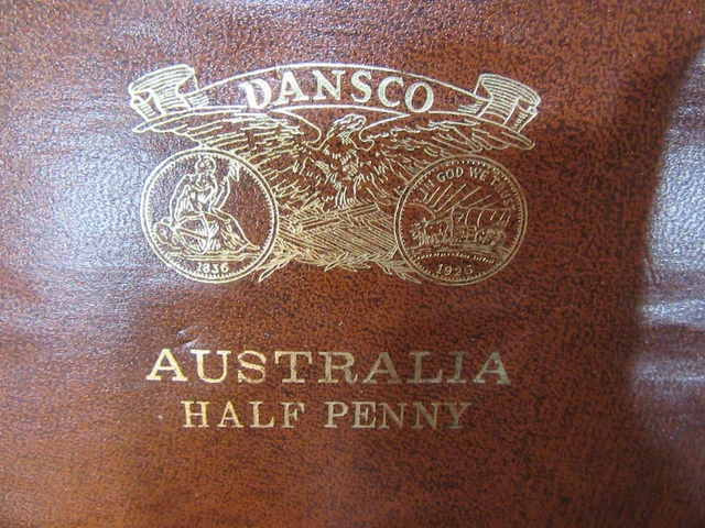 DANSCO HALFPENNY COIN ALBUM ext..,9/10 int.. ALMOST AS NEW $15.00 ...