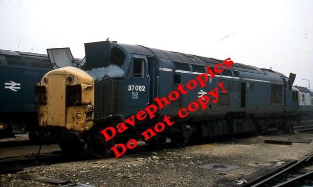 ORIGINAL 35MM Slide Diesel /Train/Engine/Railway 37062 Doncaster Works ...