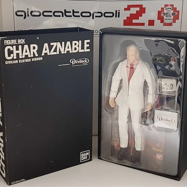 BANDAI GUNDAM CHAR Aznable Action Doll Civilian Clothes Ver. Hot Toys ...