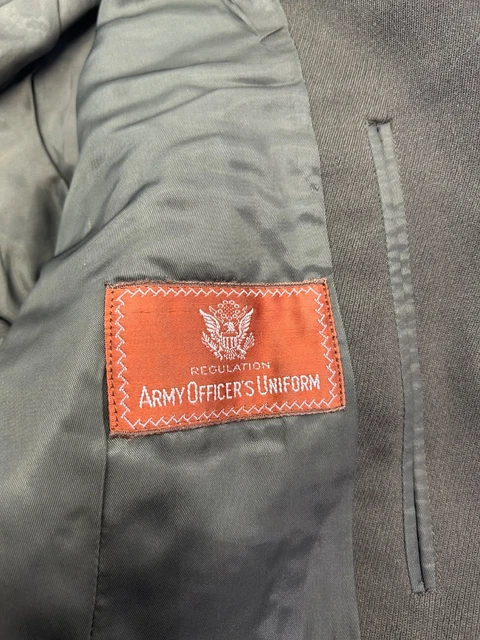 WWII 1942 US 7th Army Officers Dress Jacket - Bullion Patch £113.20 ...