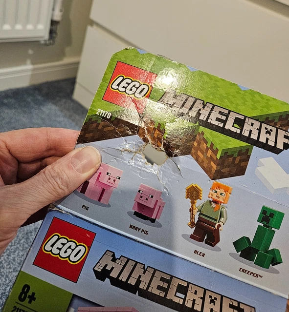 LEGO MINECRAFT 21170 The Pig House Complete Set with Box & Instructions ...