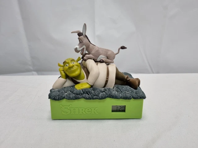 RETRO SHREK 2 Alarm Clock 2004 Dreamworks Shrek And Donkey (11) £5.00 ...