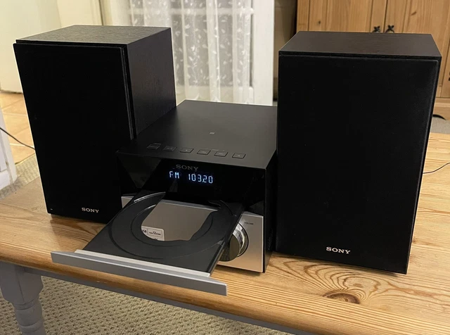 SONY CMT-SBT20B HI-FI System With CD, USB, Bluetooth DAB & FM Radio No ...