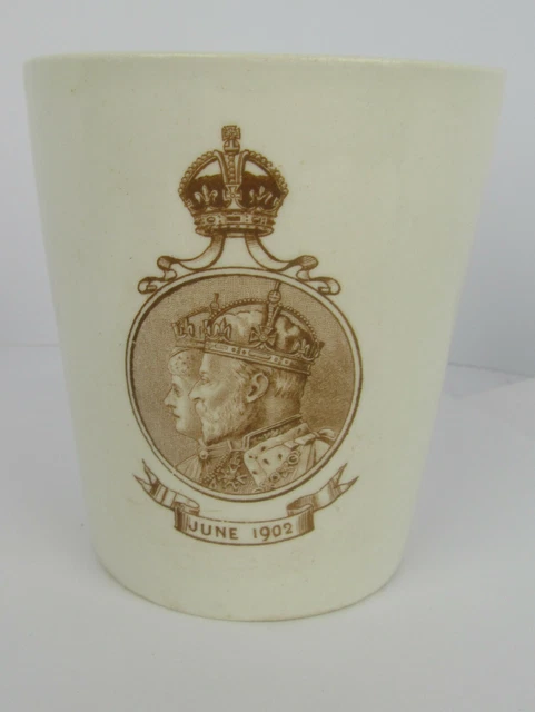 ROYAL DOULTON KING Edward VII Coronation Dinner Beaker, Presented By ...