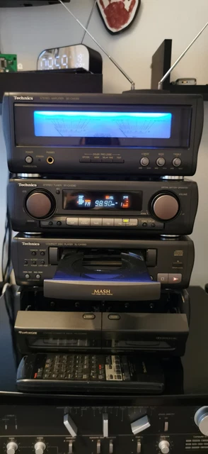 TECHNICS SE-CA 1080 Stereo Hi-fi Full Stack CD/Tape/Tuner with Remote £ ...