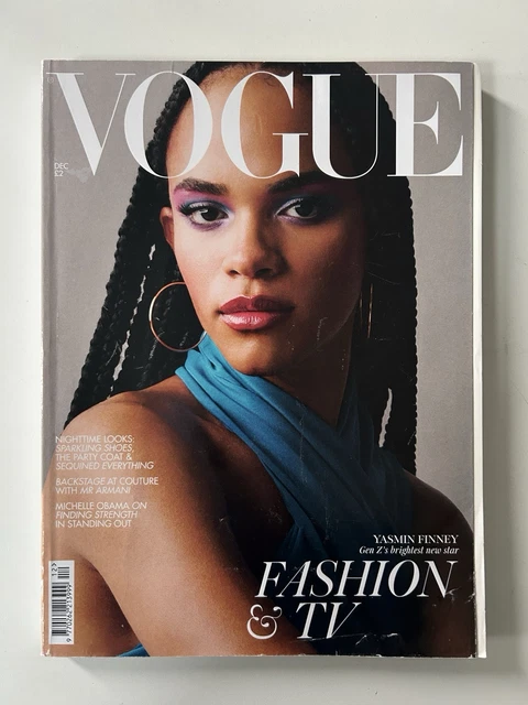 VOGUE UK MAGAZINE Dec 2002 Yasmin Finney Heartstopper Actress £2.00 ...