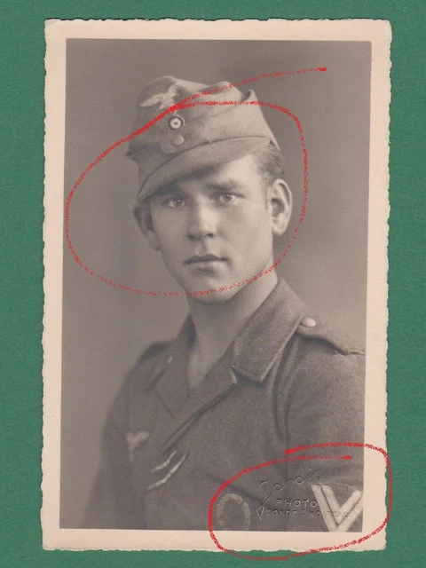 ORIGINAL WK2 FOTO Fallschirmjäger Orden Springer EK Uniform Noireau ...