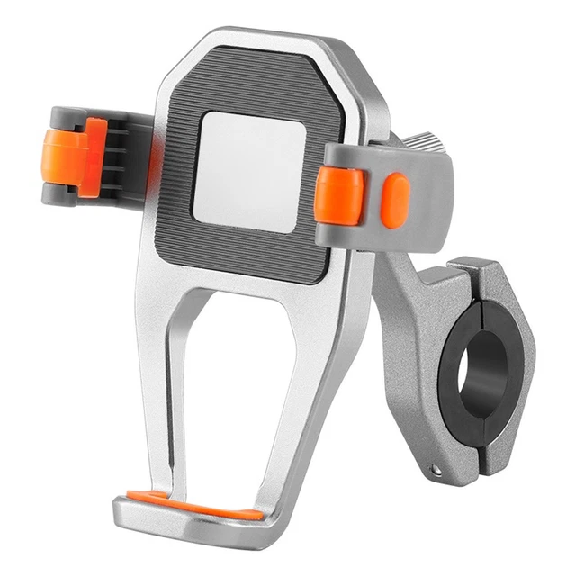 ALUMINUM MOUNTAIN BIKE Phone Holder Adventure Ready with Spring Lock ...