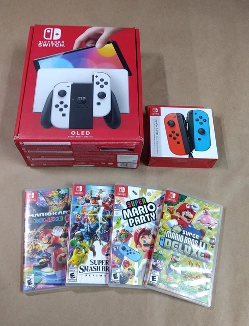 NINTENDO SWITCH OLED Model HEG-001 - White 64GB Handheld Console with ...