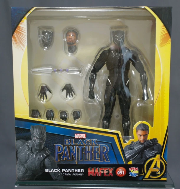 MAFEX NO.091 MAFEX BLACK PANTHER Medicom Toy Japan used~~ EUR 156,90 ...