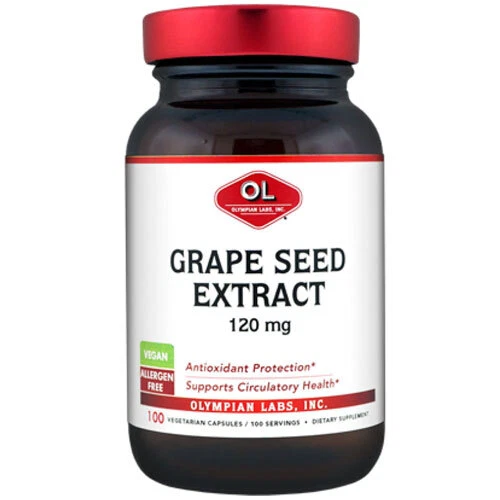 GRAPE SEED EXTRACT 120 mg 100 Caps By Olympian Labs £28.45 - PicClick UK